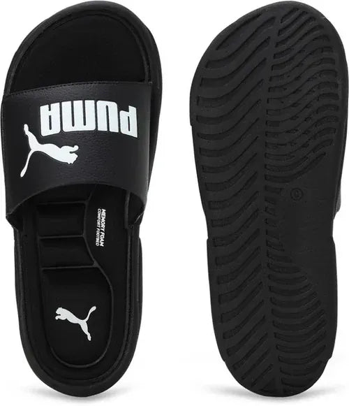Puma Royalcat Memory Foam Puma Black-Puma Bla Men's Slider – Warehouse
